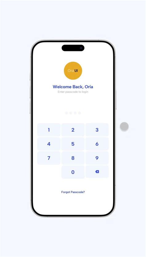 Login And Passcode Reset Screen Prototype Login Prototype Reset