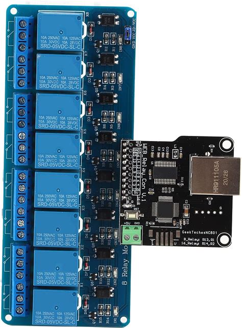 relay modules and boards business and industrial web server ip and serial rs232 controlled ethernet