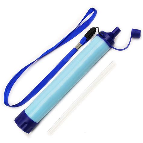 Personal Outdoor Survival Water Filtration System Purifier Straw Laxium