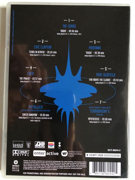 Ennio Morricone Arena Concerto Warner Music Vision Dvd Video