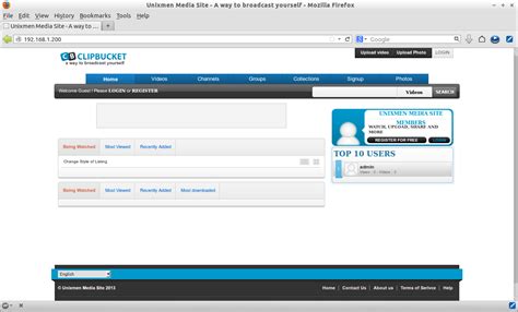 unixmen media site a way to broadcast yourself mozilla firefox 030