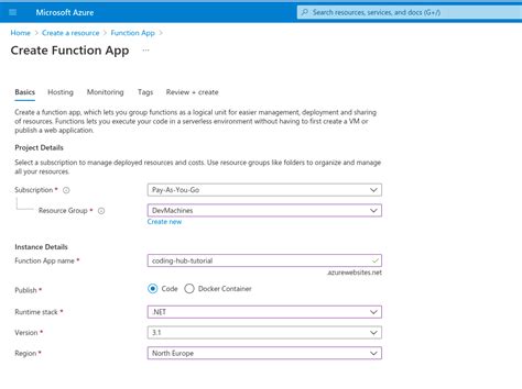 How To Set Up An Azure Functions App The Coding Hub