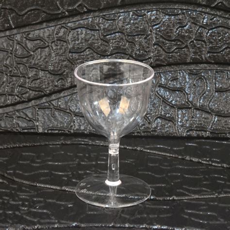 Mini Plexi Cups Clear Ice Cream Mini Glasses Acrylic Juice Cups 6 Pcs