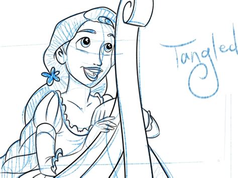 Sketches Of Rapunzel