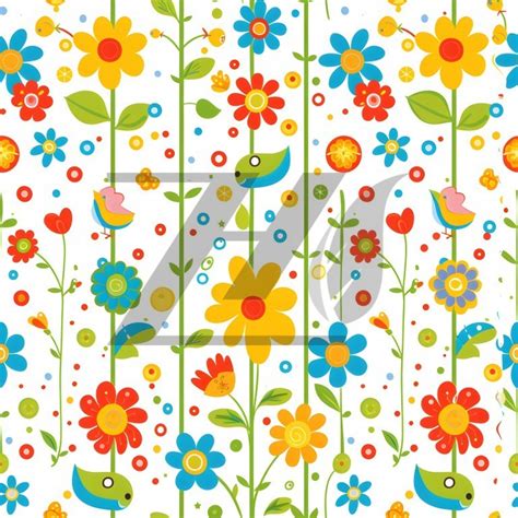 دانلود پس زمینه الگوی گل‌های رنگارنگ دانلود رایگان فایل لایه باز، Psd