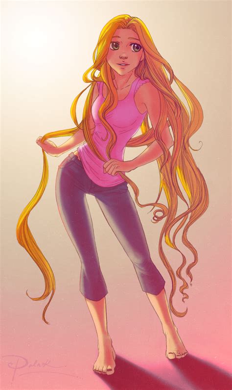 Modern Rapunzel By Palnk On Deviantart