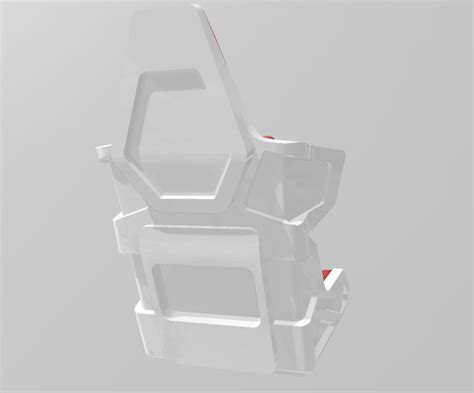 Stl File Toms Gundam Style Racing Seat For 124 Scale Autos And