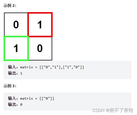 221 最大正方形 Csdn博客