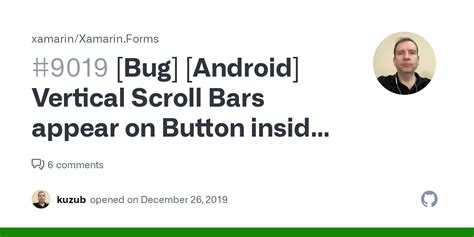 [bug] [android] vertical scroll bars appear on button inside scrollview with custom style