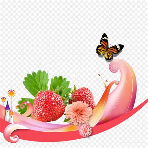 手绘合成水果草莓png图片素材下载图片编号yzojazje 免抠素材网