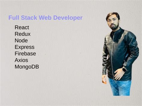 Be Your Full Stack Web Developer By Jasfakrul Fiverr