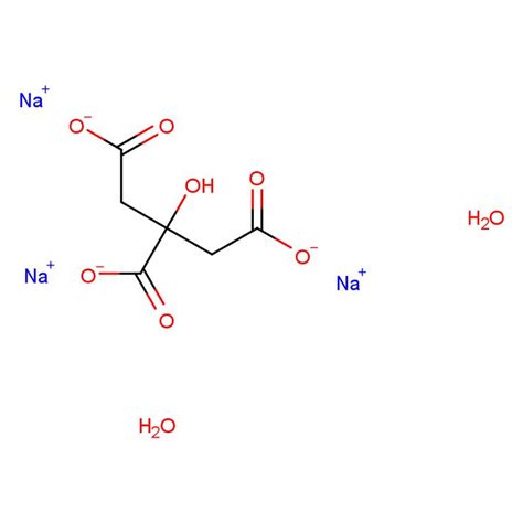 Trisodium Citrate Dihydrate Molecular Structure