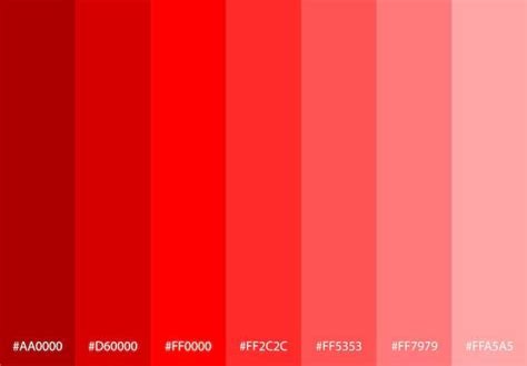 Red Gradient Color Palette Premium Vector In 2025 Gradient Color