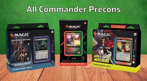 Commander Series List Of All 108 Commander Precons 42 Off