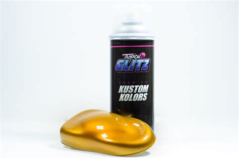 Sc 24k Gold Tropical Glitz Custom Aerosol Can Basecoat • Dragging The Line
