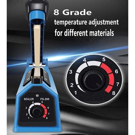 Машина за залепване и запечатване на торбички Topgearworld® Термично запечатване Импулсно