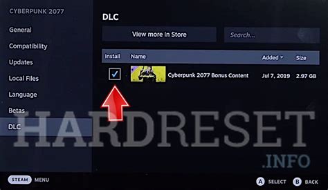 Enable Disable Game DLC Valve Steam Deck How To HardReset Info