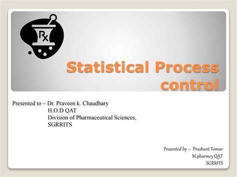 Statistical Process Control Pptx