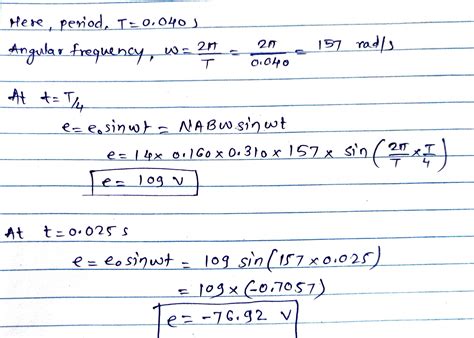 Solved The Graph In The Figure Shows The Emf Produced By A Generator Course Hero