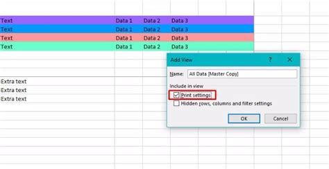 how to use excel custom views like a pro