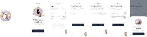 Crypto App Forgot Password Flow With Style Guide Figma