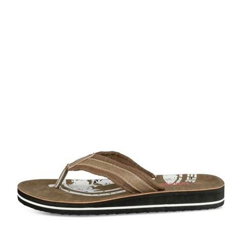 Brown Men Pattern Plain Slip On Freecoder