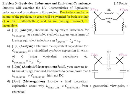 Solved Problem 3 Equivalent Inductance And Equivalent