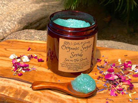 Dead Sea Salt Body Scrub Sex On The Beach Raw Bath And Beauty