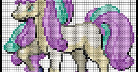 Galarian Rapidash Sprite Graph Cross Stitch Pattern Album On Imgur