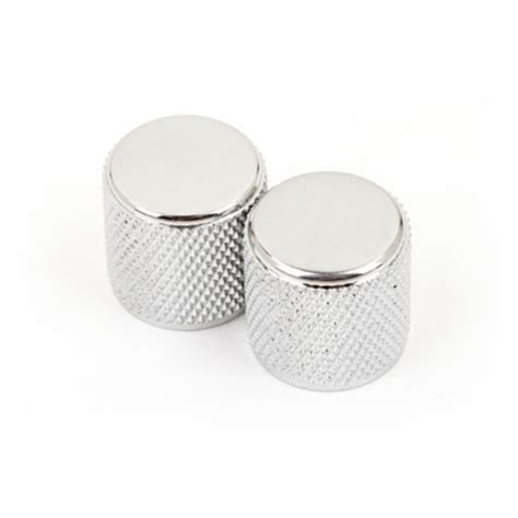 Fender Telecasterprecision Bass Knurled Control Knobs Chrome At