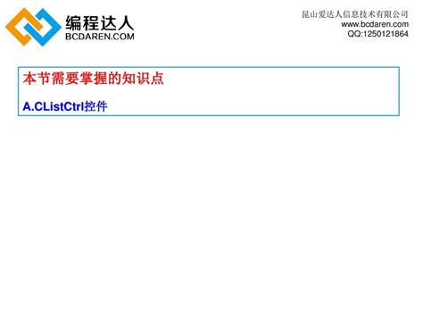 MFC控件 本节内容 视频提供昆山爱达人信息技术有限公司 视频录制yang 官网地址 ppt download