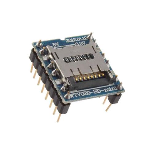 Módulo MP3 Arduino WTV020 SD MakerHero Componentes Eletrônicos