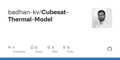 Github Badhan Kv Cubesat Thermal Model