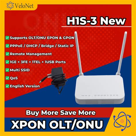 Brand New Casing H1s 3 Xpon Wi Fi Modem Epon And Gpon Compatible