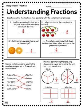 Fraction Unit Bundle Understanding Representing Comparing Equivalent