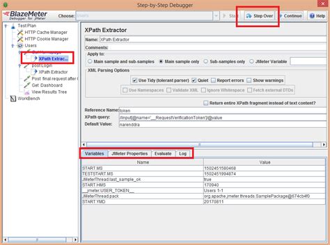 Jmeter How To Use The Blazemeter Step By Step Debugger Software