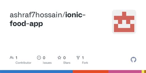 Github Ashraf Hossain Ionic Food App