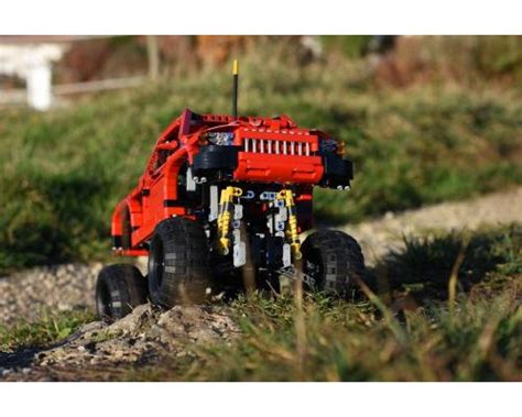 Lego Moc Lego Technic Fast Rc Pickup Monster Truck By Technic Dragon Rebrickable Build With Lego