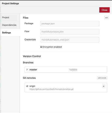 How To Push Node Red To Github Using Access Tokens General Node Red Forum