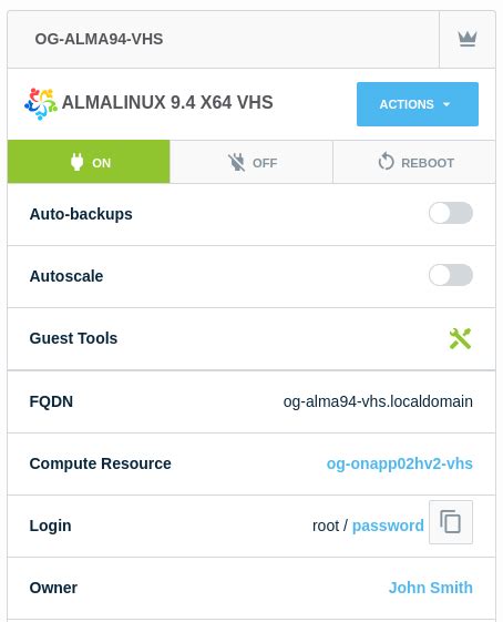 Managing Virtual Machines Virtuozzo Server Docs
