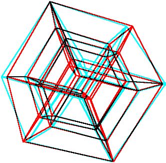 Construction Of The Hyper Cube Tesseract
