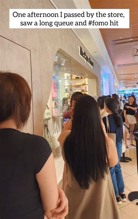 Long Queue For Handbags At The Paper Bunny Ngee Ann City Some Wait 6 Hours