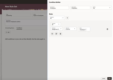 Scheduling Rule Sets Introduction