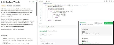 Day 84 Of 100daysofcode Challenge Replace Words Medium Manjit Kumar Vishwakarma Posted On