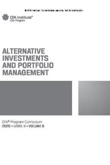 Download 2020 CFA Program Curriculum Level 2 Volume 2 By CFA Institute