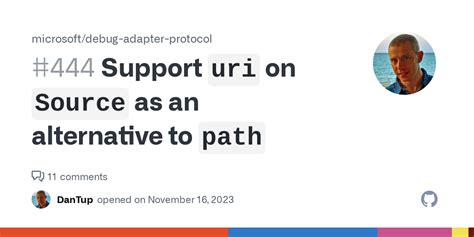 Support `uri` On `source` As An Alternative To `path` · Issue 444 · Microsoftdebug Adapter
