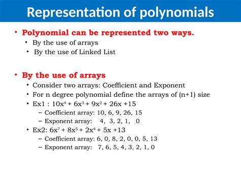 Unit 2 Polynomials Evict Is Weirdo Used Fir Engineering Mathematicspptx