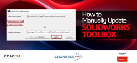 How To Manually Update Solidworks Toolbox Beacon India