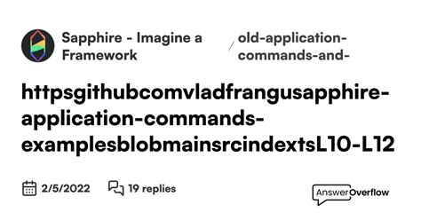 vladfrangu sapphire application commands examples