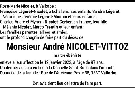 André Nicolet Vittoz Hommages